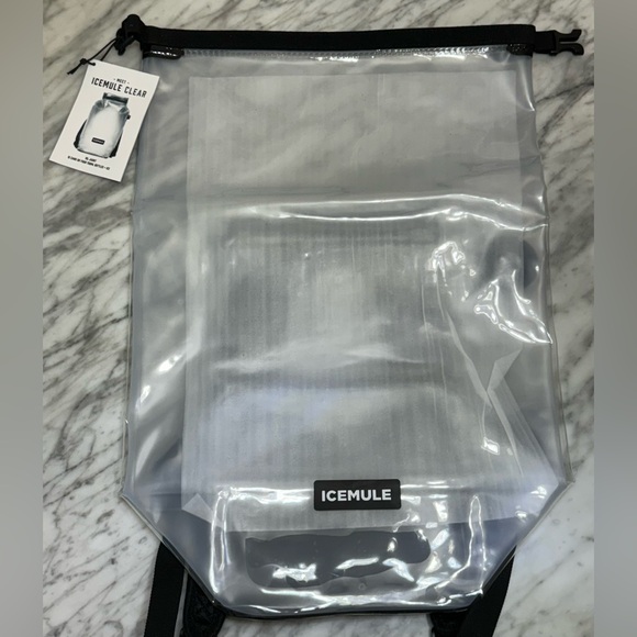 IceMule | Kitchen | Icemule Juant 5l Backpack Cooler Clear With Black ...